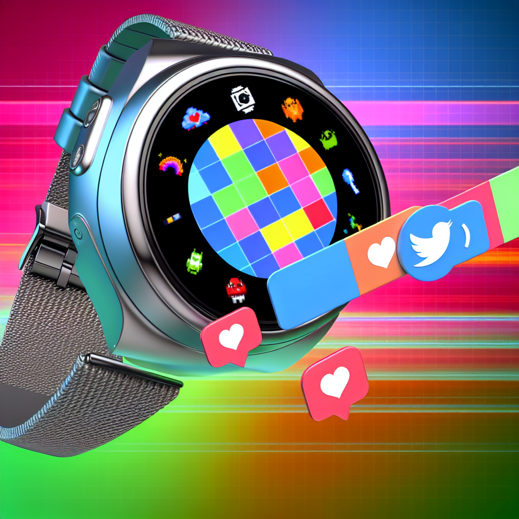 Discover Game and Snap: Smartwatch with Camera