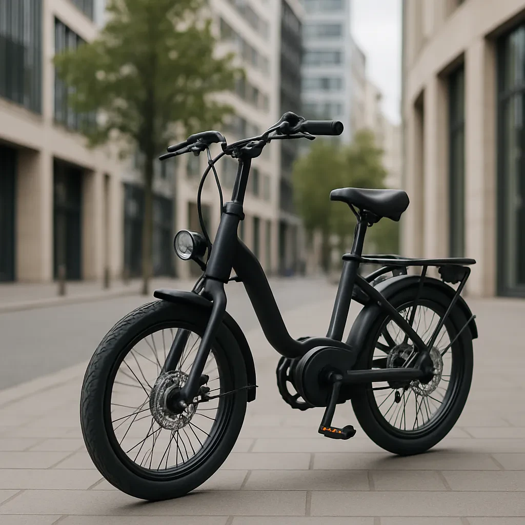 Compact Electric City Bike for Urban Fun