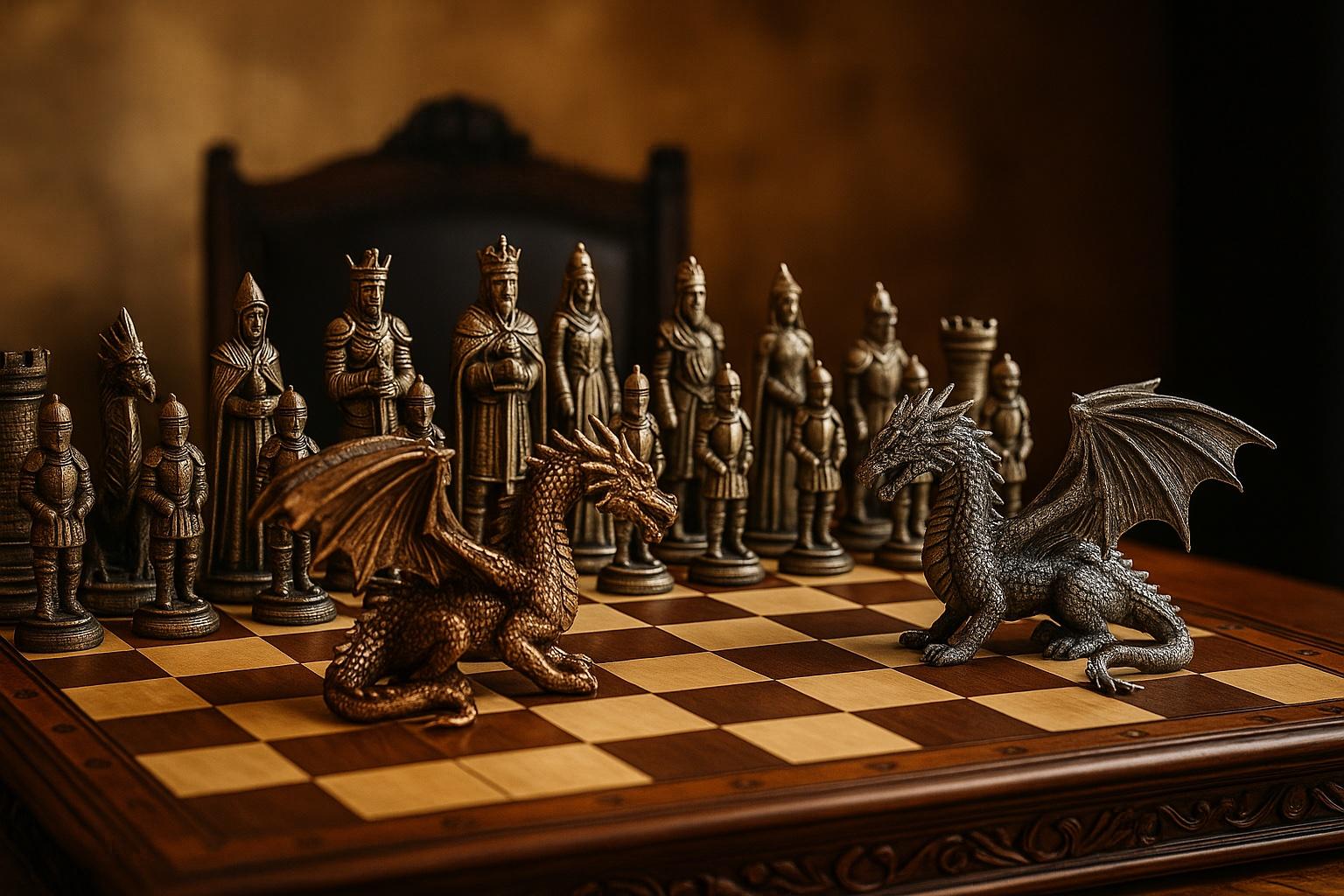 Fantasy Chess Sets: Dragons, Kingdoms & Epic Game Boards | ChessKitty