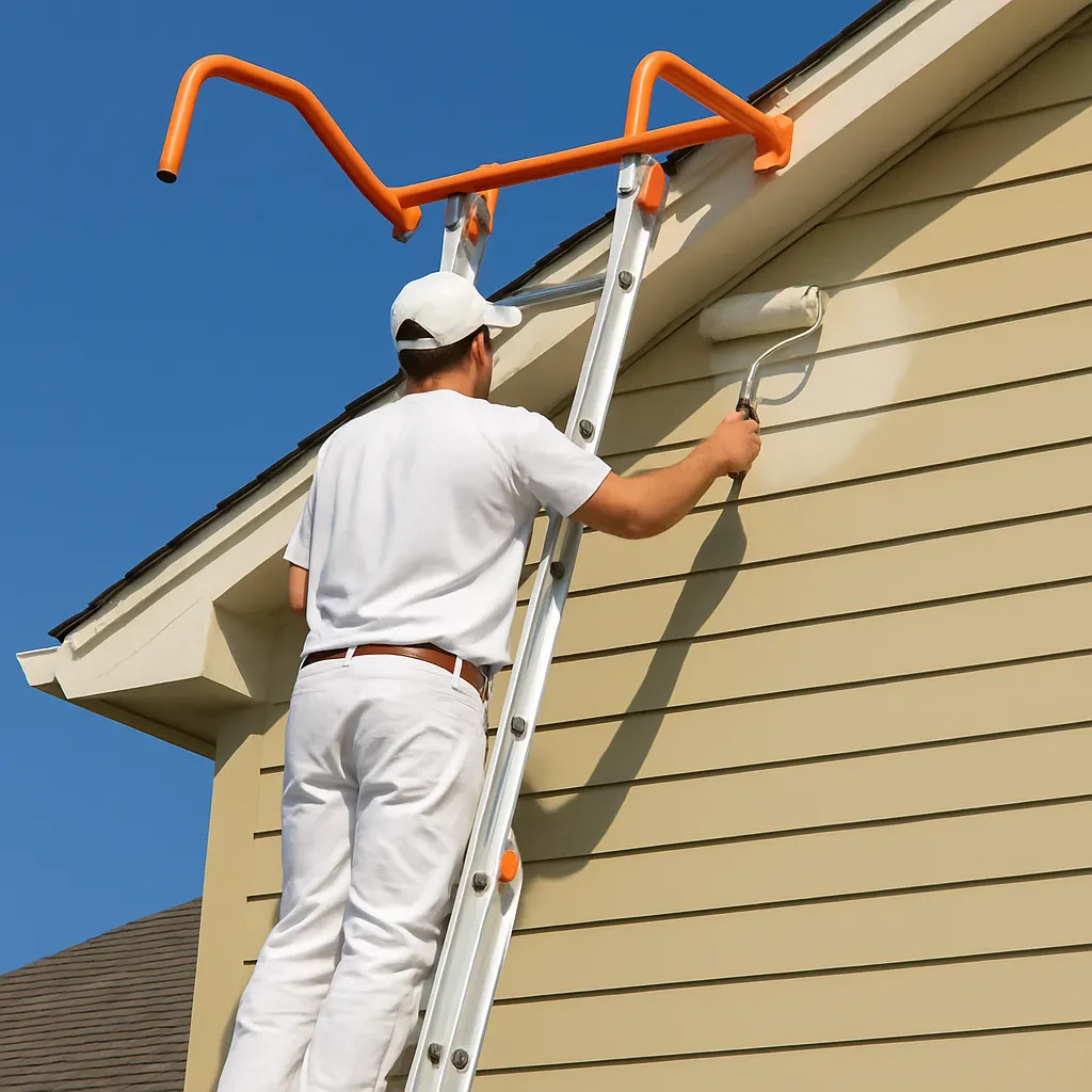 Easy Ladder Stabilizer for Safe Painting Projects