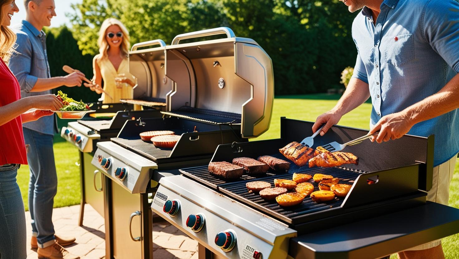 Using Gas Grills
