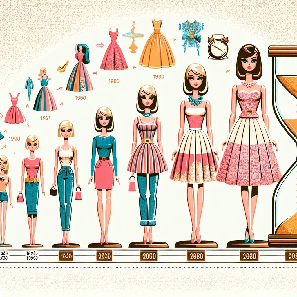 Explore Barbie's Timeless Evolution: A Doll's Journey