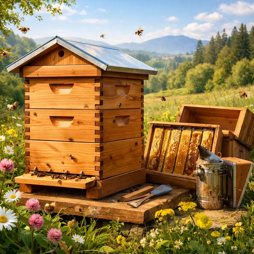 Quality Cedar Wood Beehive Set from Europe