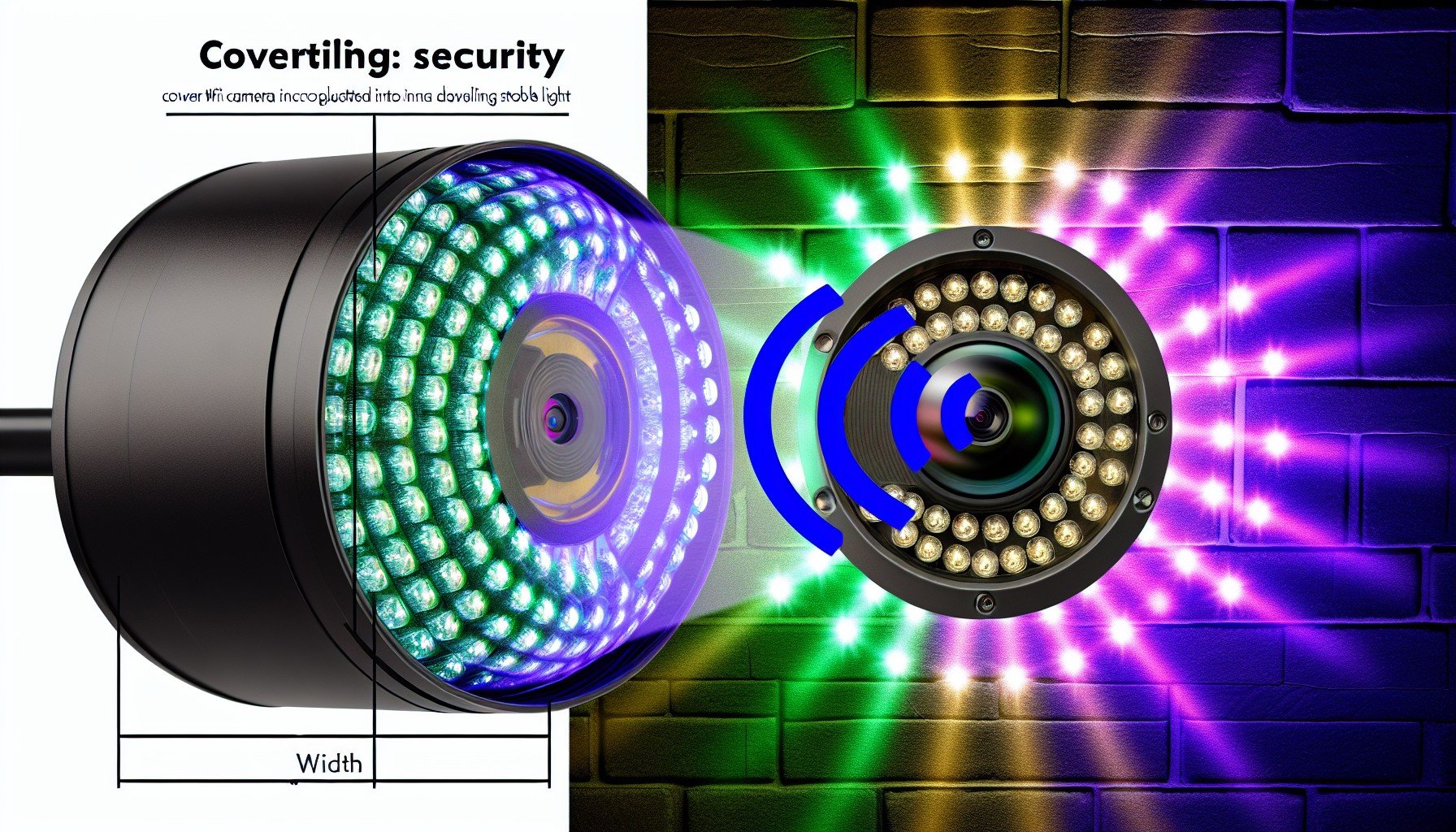 SecureGuard WiFi Hidden Spy Camera: Strobe Light Insight