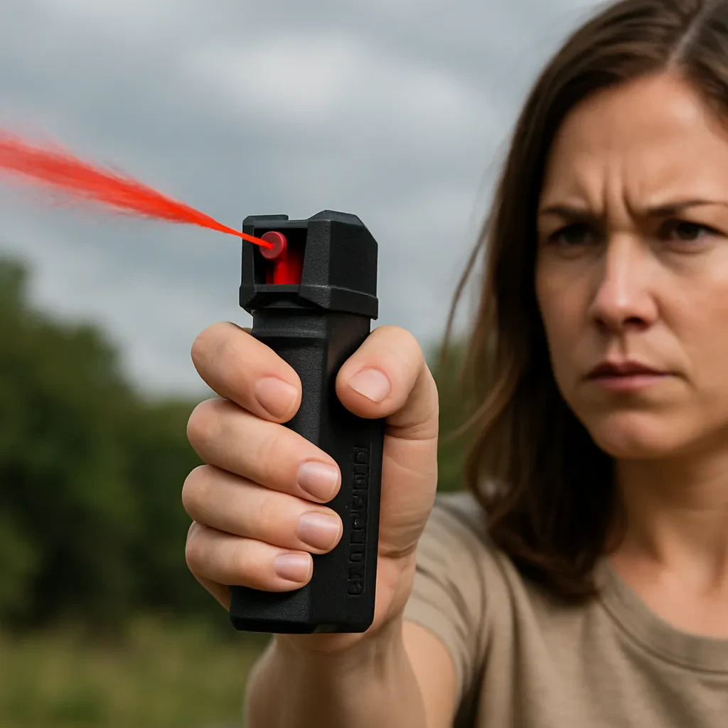 Compact Firestorm Pepper Spray for Personal Safety
