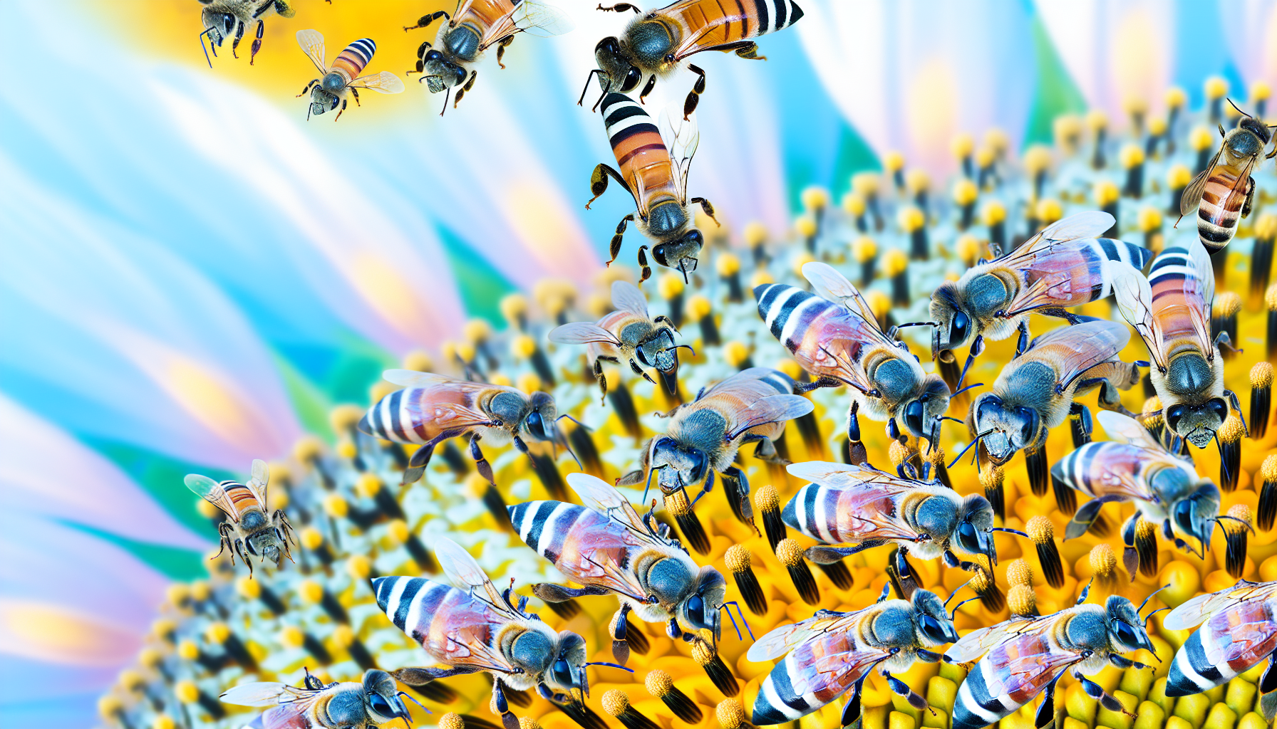 Discover how honey bees consume nectar and pollen