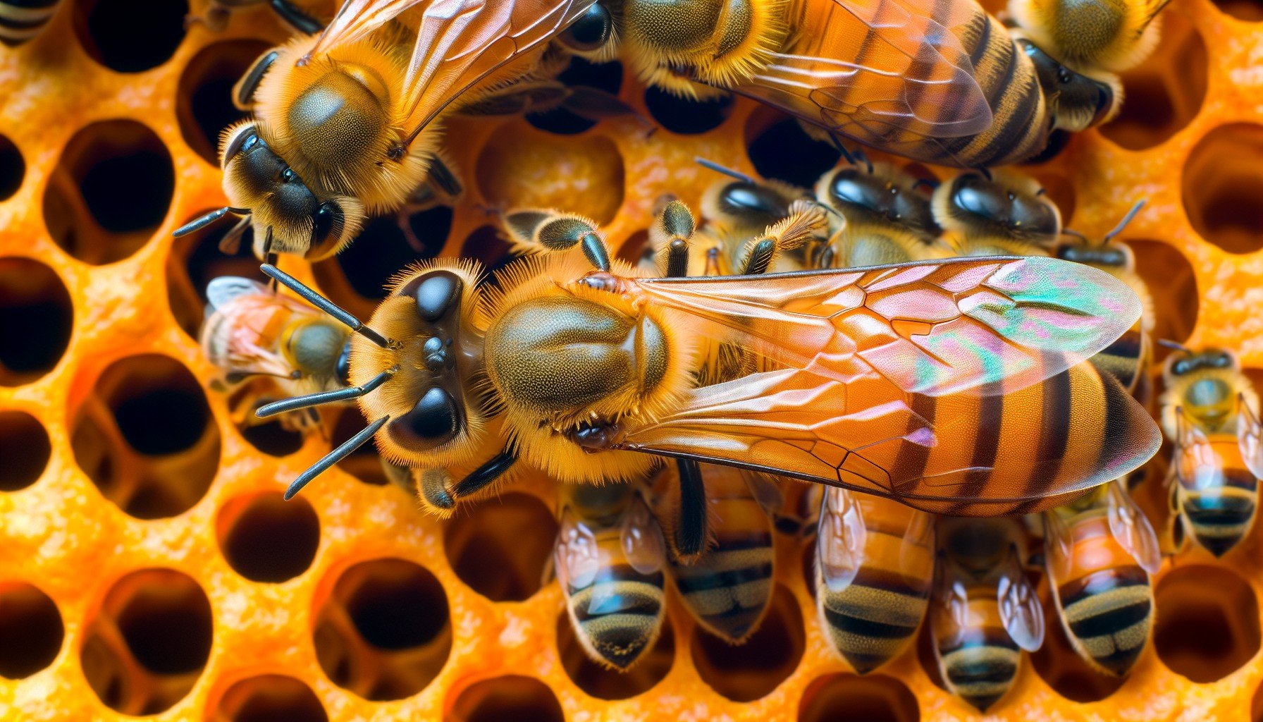 Discover the beautiful appearance of a Queen Bee