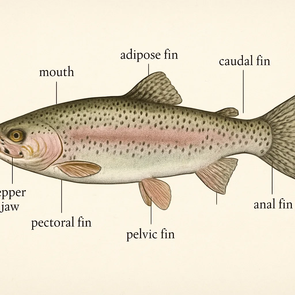 Easy Guide to Rainbow Trout Anatomy Explained