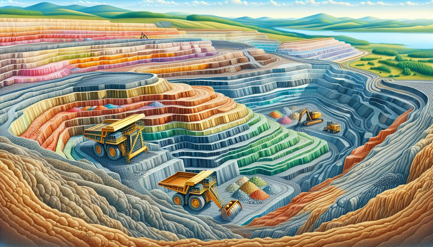 Contour Strip Mining - Coal Mining Contour Strip Mining - Coal Mining