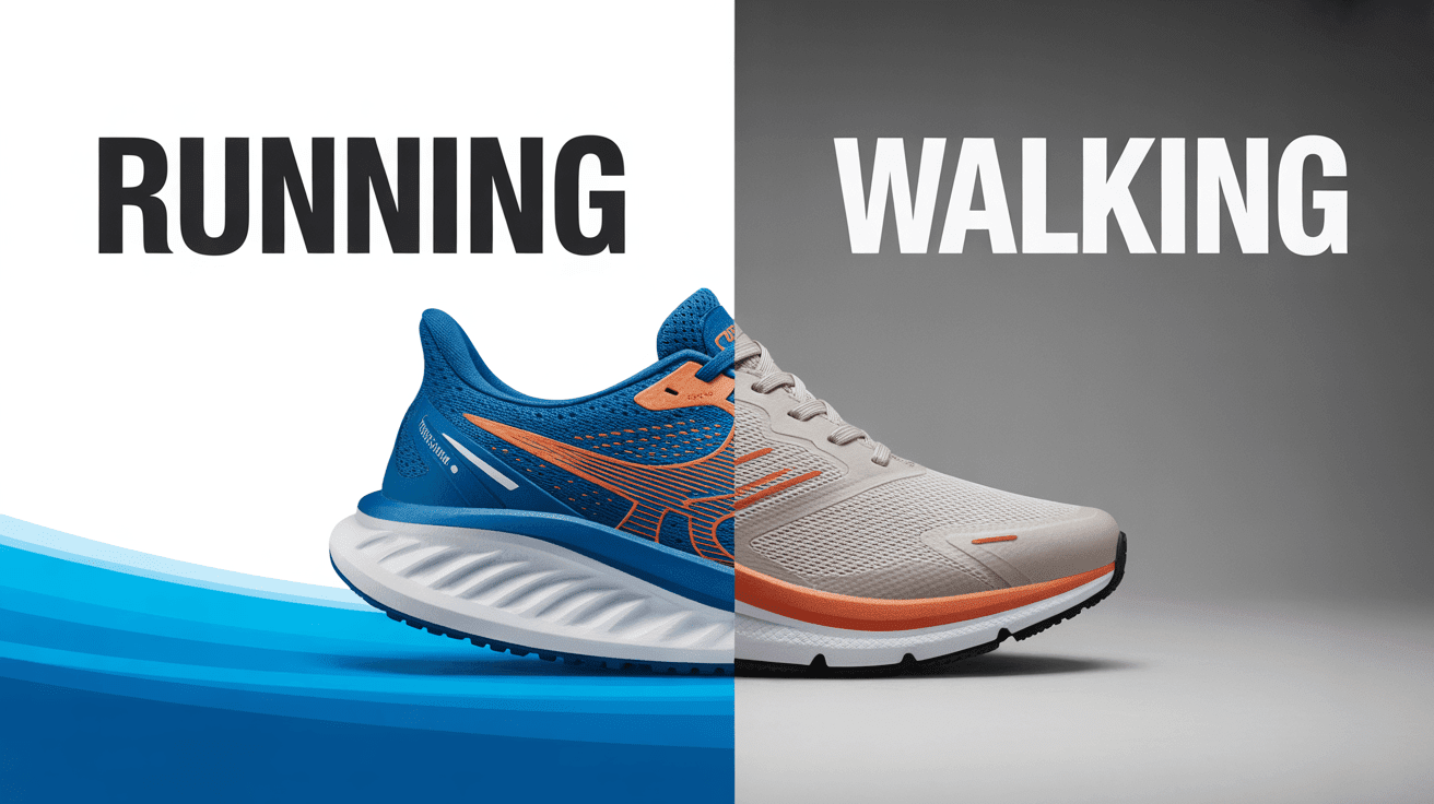 Running Shoes vs. Walking Shoes: What’s the Real Difference?