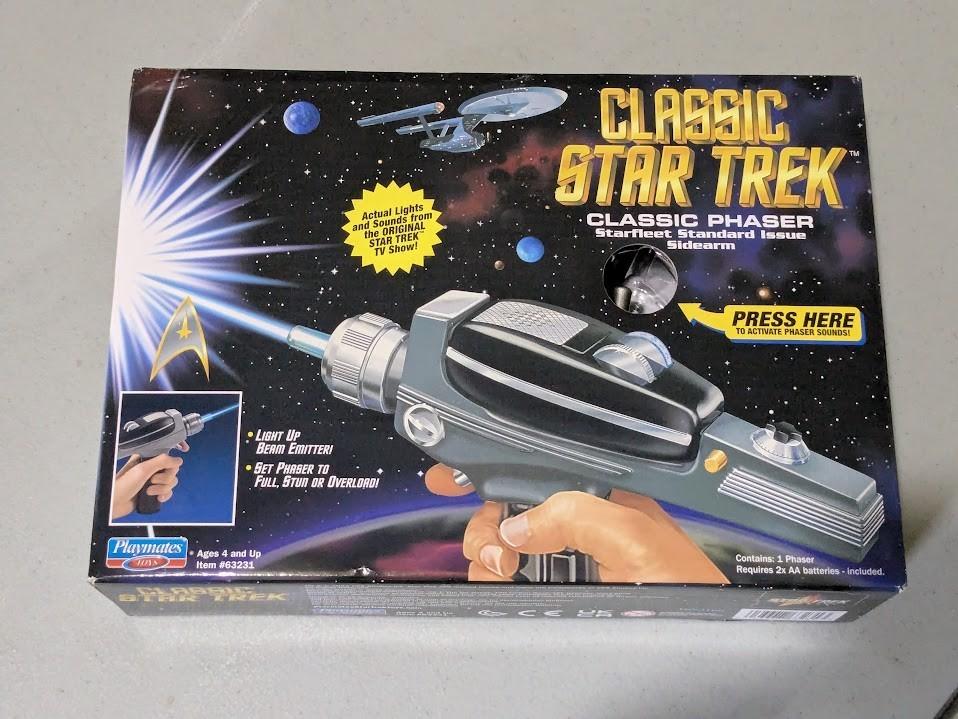 Authentic Star Trek Phaser with Lights & Sounds
