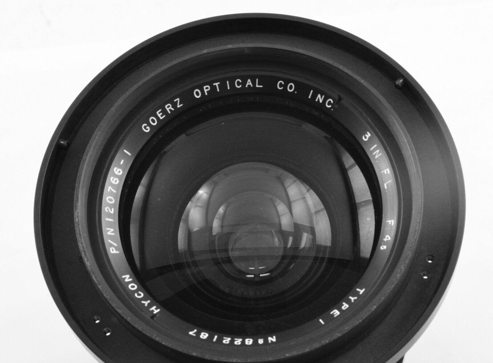 Goerz Optical Co. 3" f4.5 Aerogor Lens