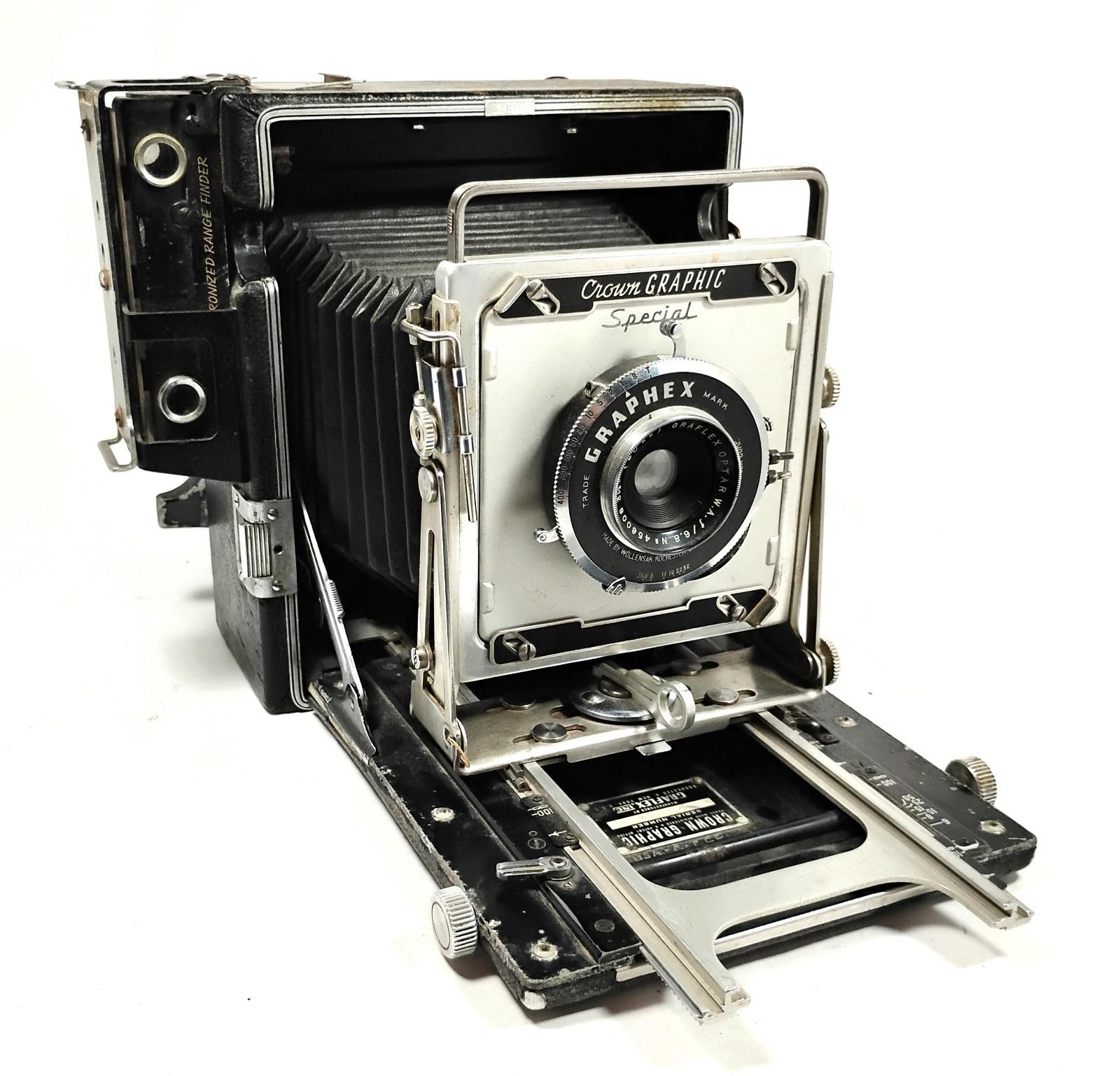 Graflex Crown Graphic 4x5 Camera with Optar Lens