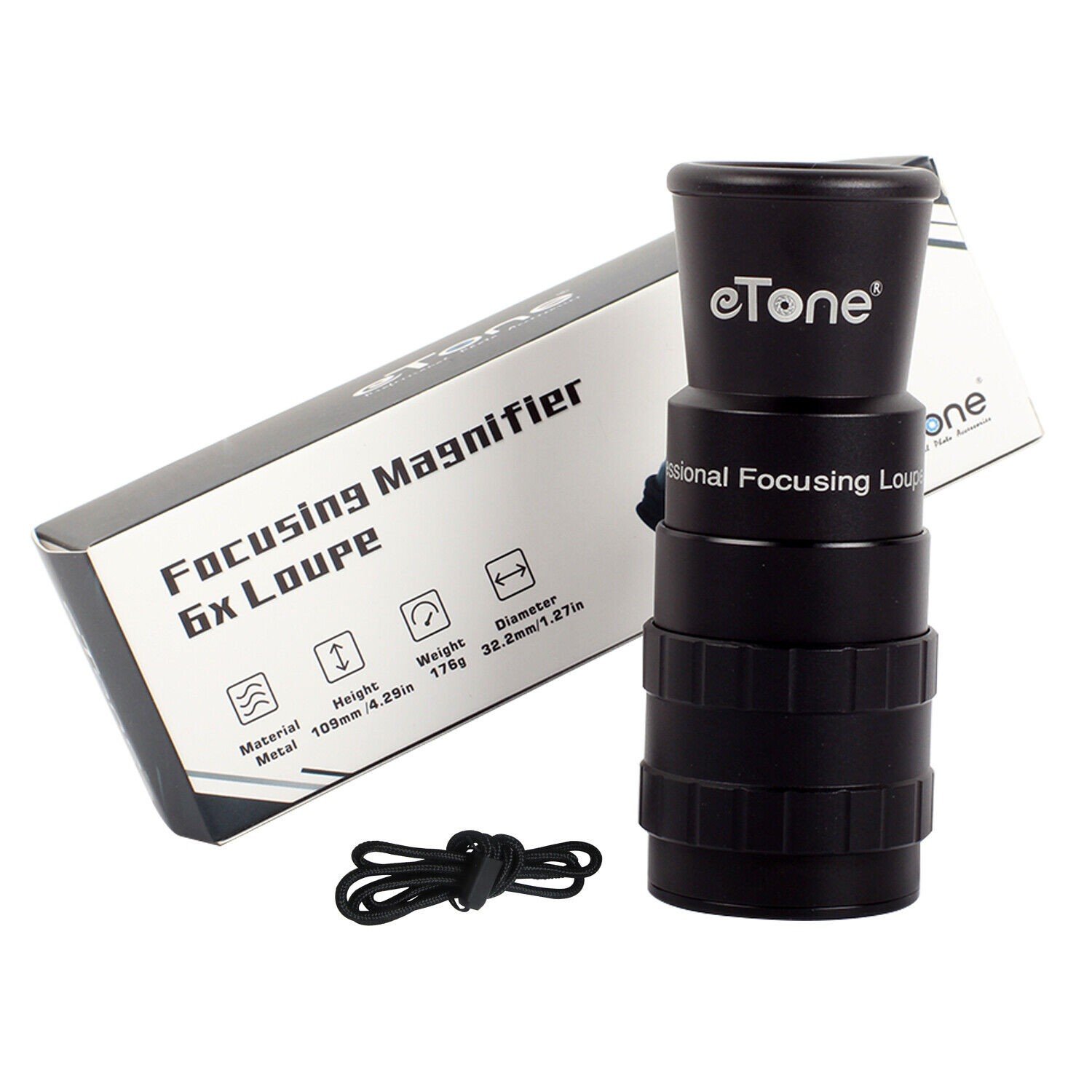 eTone 6x Focusing Magnifier for Vintage Cameras