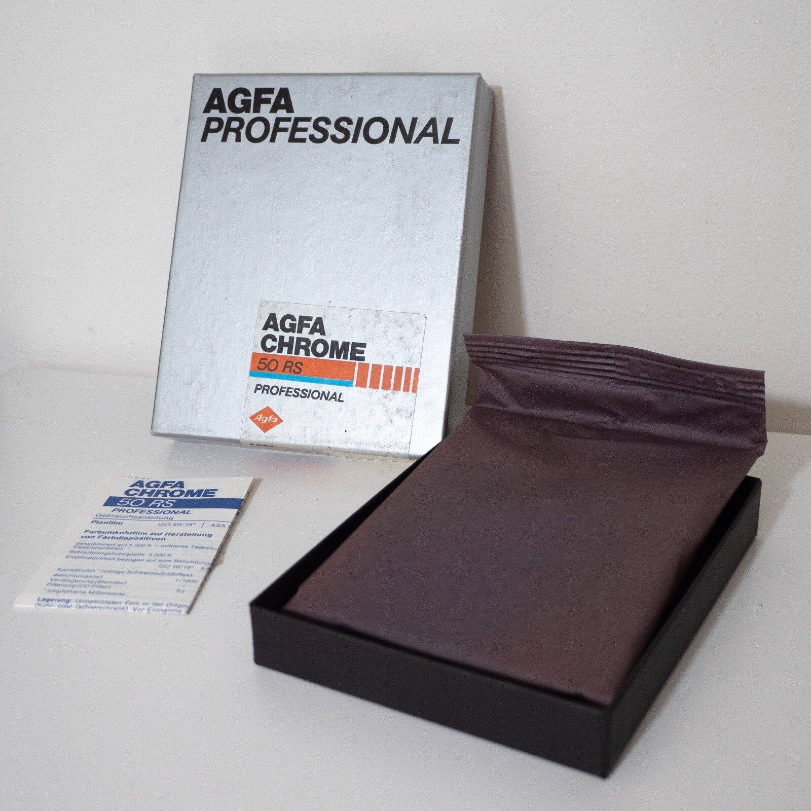 Agfachrome 50 RS Slide Film 4x5 - 10 Sheets