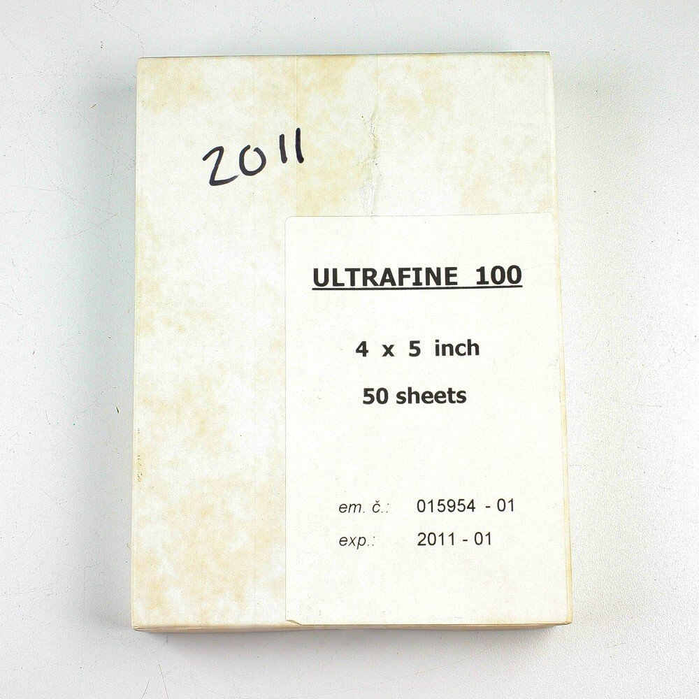 Ultrafine 100 B&W 4x5 Film - 50 Sheets