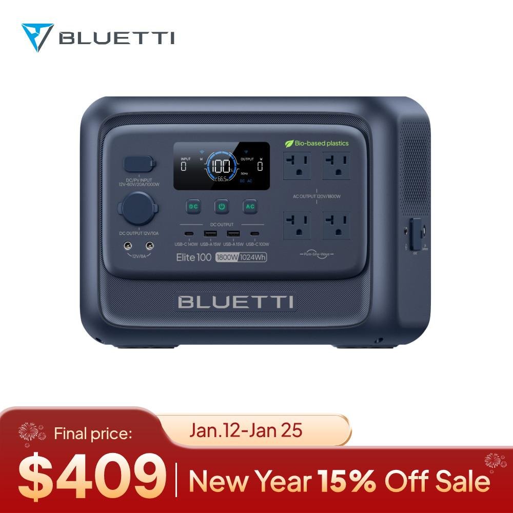 BLUETTI Elite 100V2: Eco-Friendly Power Anywhere
