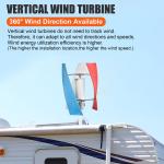 3000W Vertical Wind Turbine for Home Energy