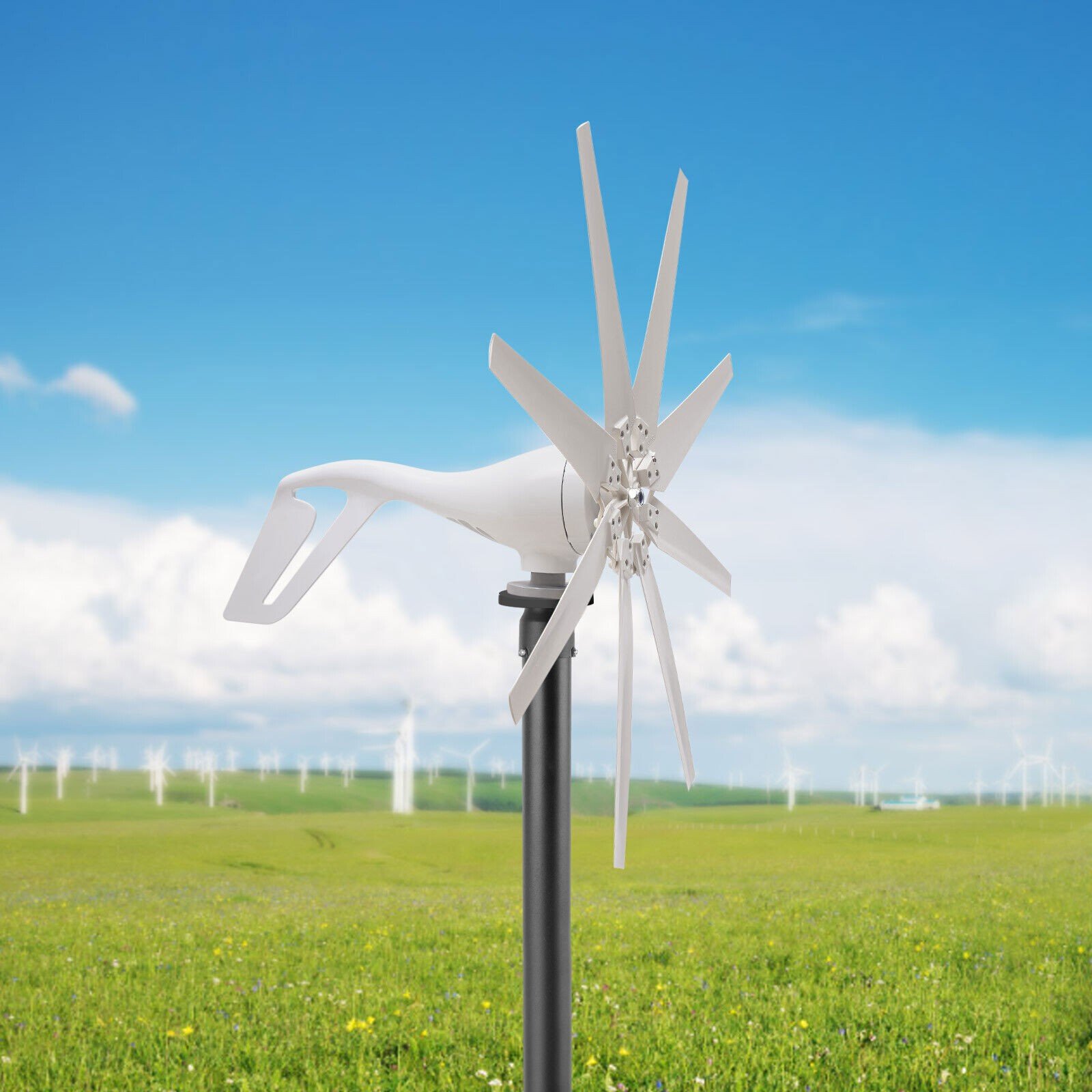 Efficient 600W Wind Turbine Kit for Home