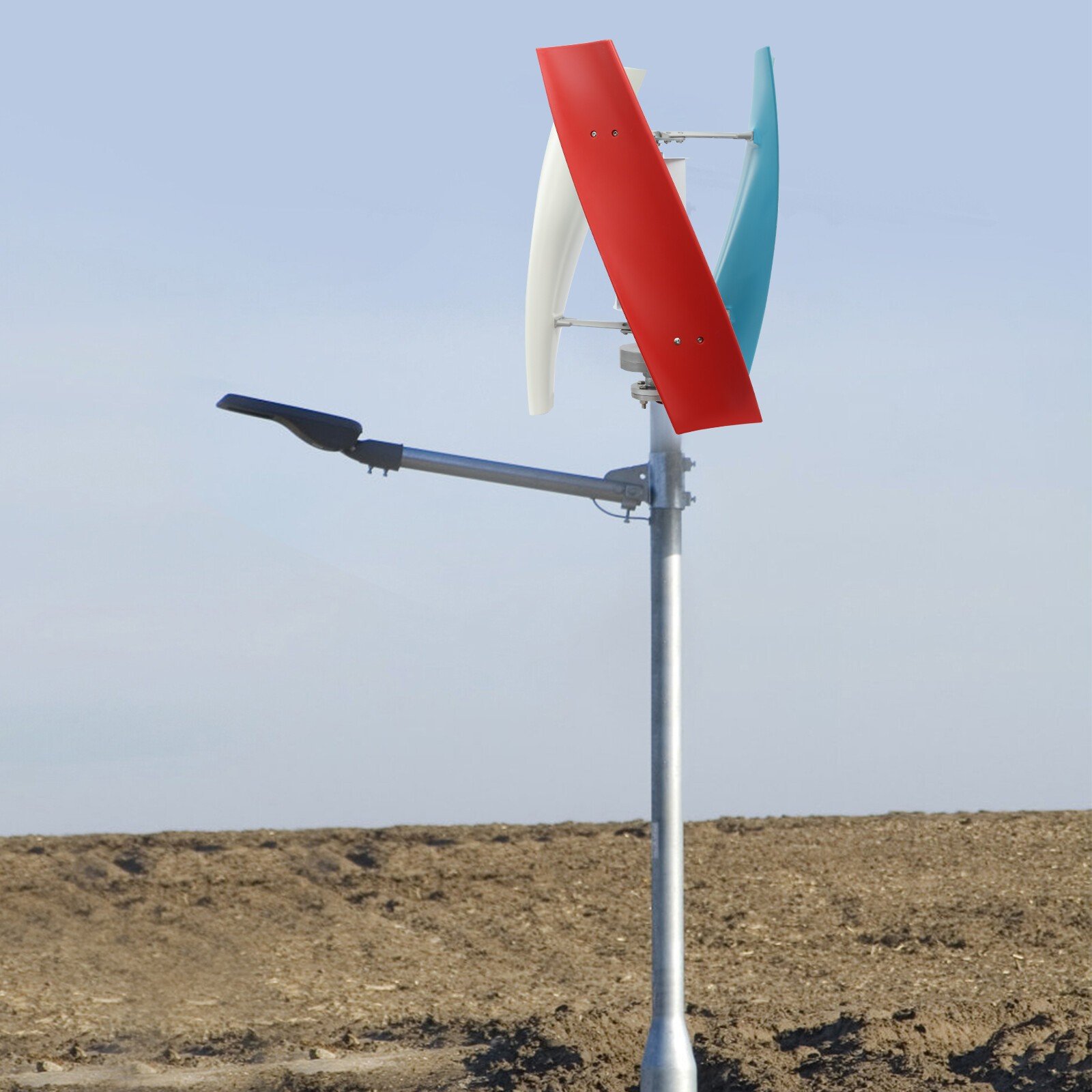 Eco-Friendly Home Vertical Wind Turbine Kit