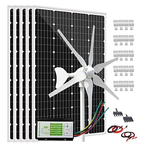 1000W Off-Grid Wind and Solar Power Kit
