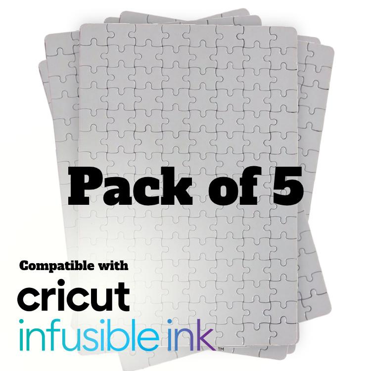 Custom Sublimation Jigsaw Puzzle Blanks - 5 Pack