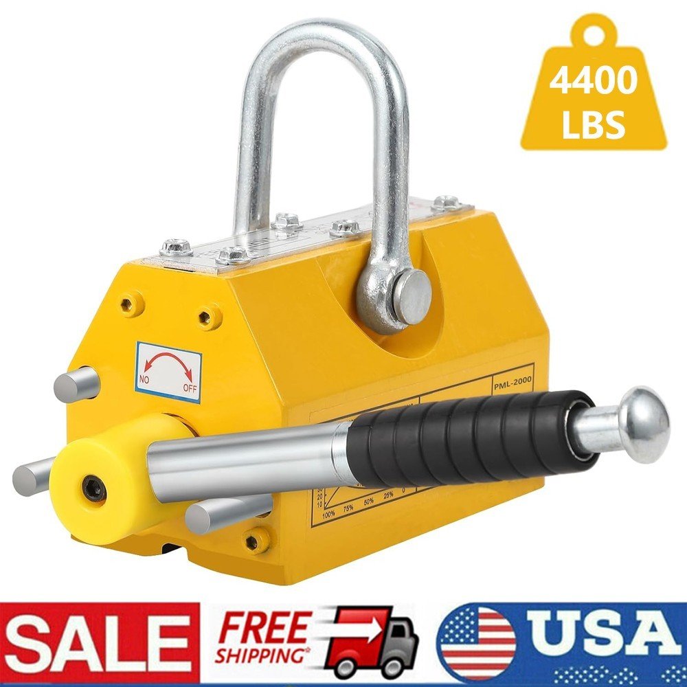 Heavy Duty 4400lbs Magnetic Lifter - Reliable Strength