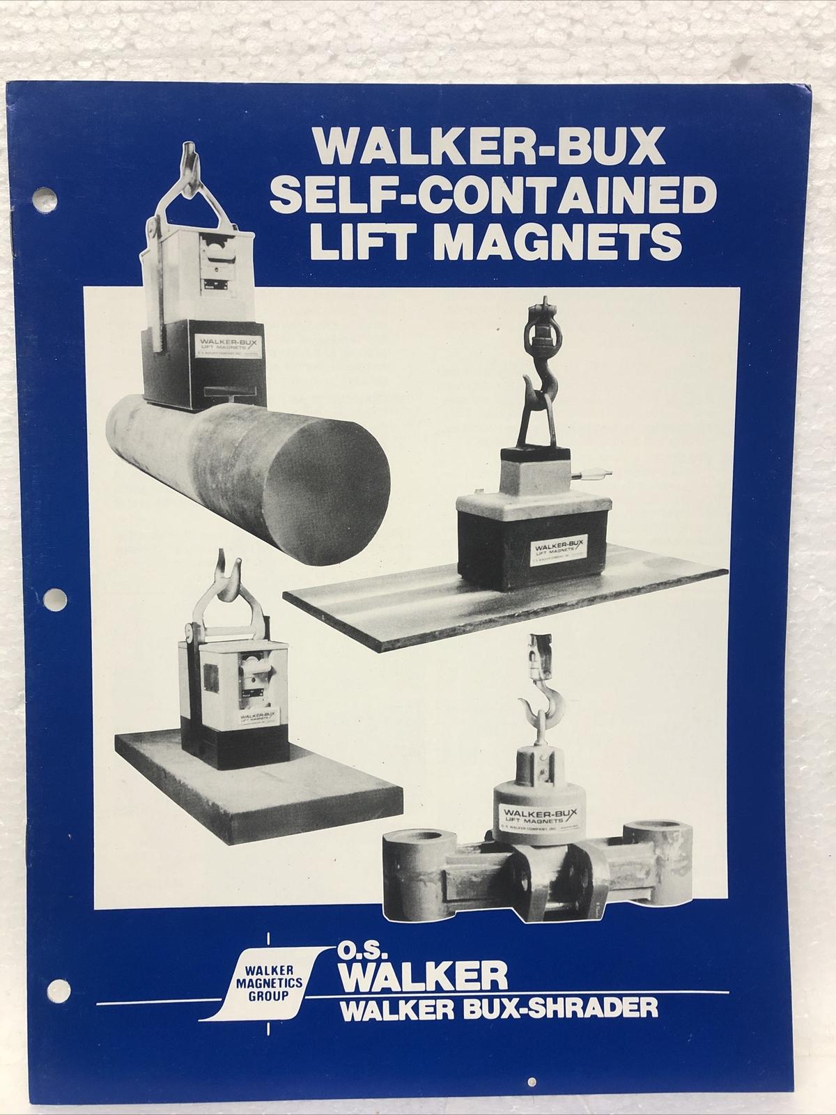 Battery-Powered Lift Magnets: Walker-Bux Catalog
