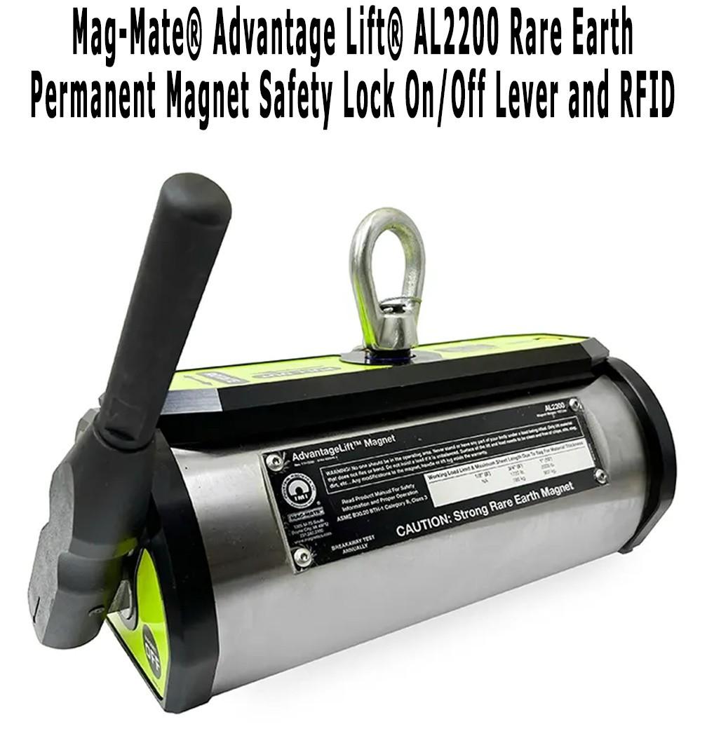 Mag-Mate® AL2200 Rare Earth Lift Magnet - Easy Use
