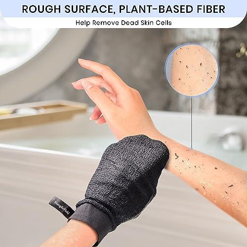 Korean Exfoliating Mitts: Smooth Skin, 2 Pack