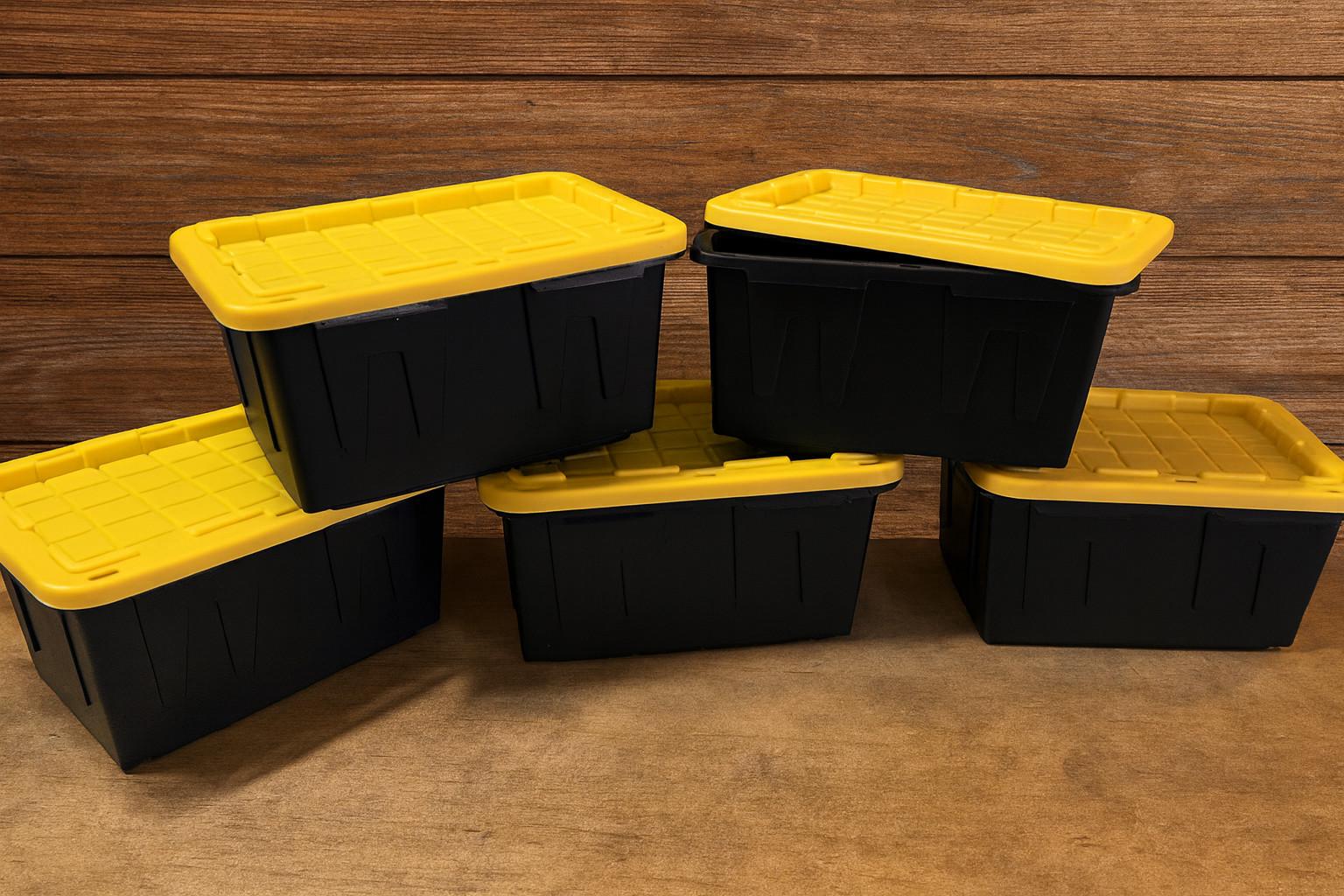 5-Pack Tiny Tote Containers for Smart Storage