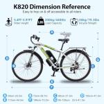 K820 250W Electric Bike – 40 Miles Range