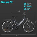 RCB RK8S 26" City Electric Bike - 250W Power