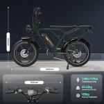 RCB 20 Electric Fat Tire E-Bike for Adults