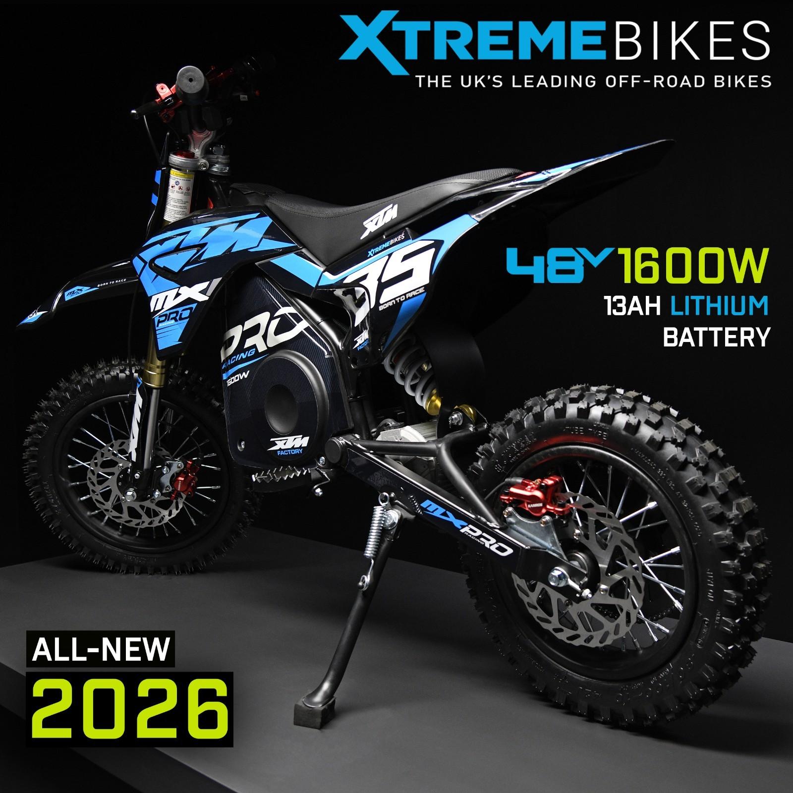 XTM MXPRO 48V Kids Electric Dirt Bike - Blue