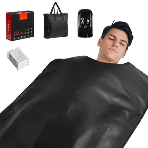 Portable Infrared Sauna Blanket with Remote Control