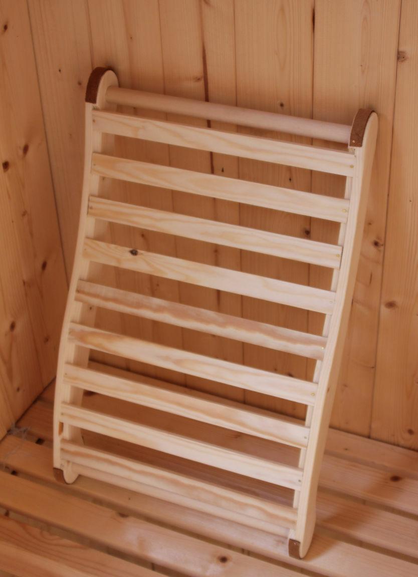 Cozy Wooden Sauna Backrest for Ultimate Comfort