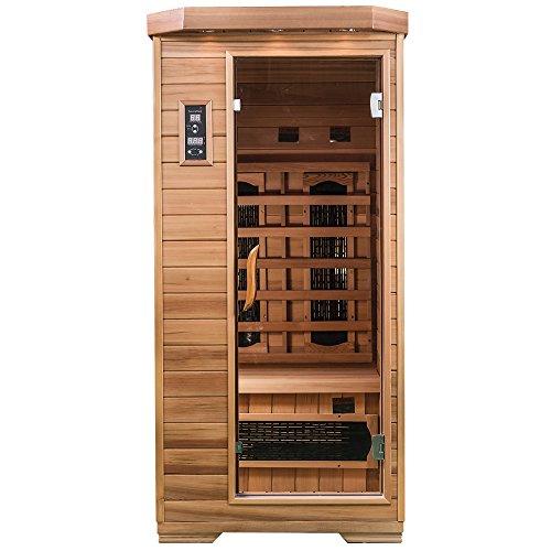 Cedar FAR Infrared Sauna Cabin for One - Relax!