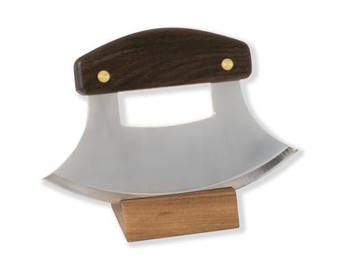 Alaska Ulu Knife Set with Birch Handle & Eagle