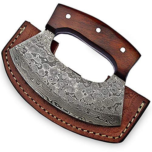 Alaskan Ulu Knife: Handmade Damascus Steel Quality