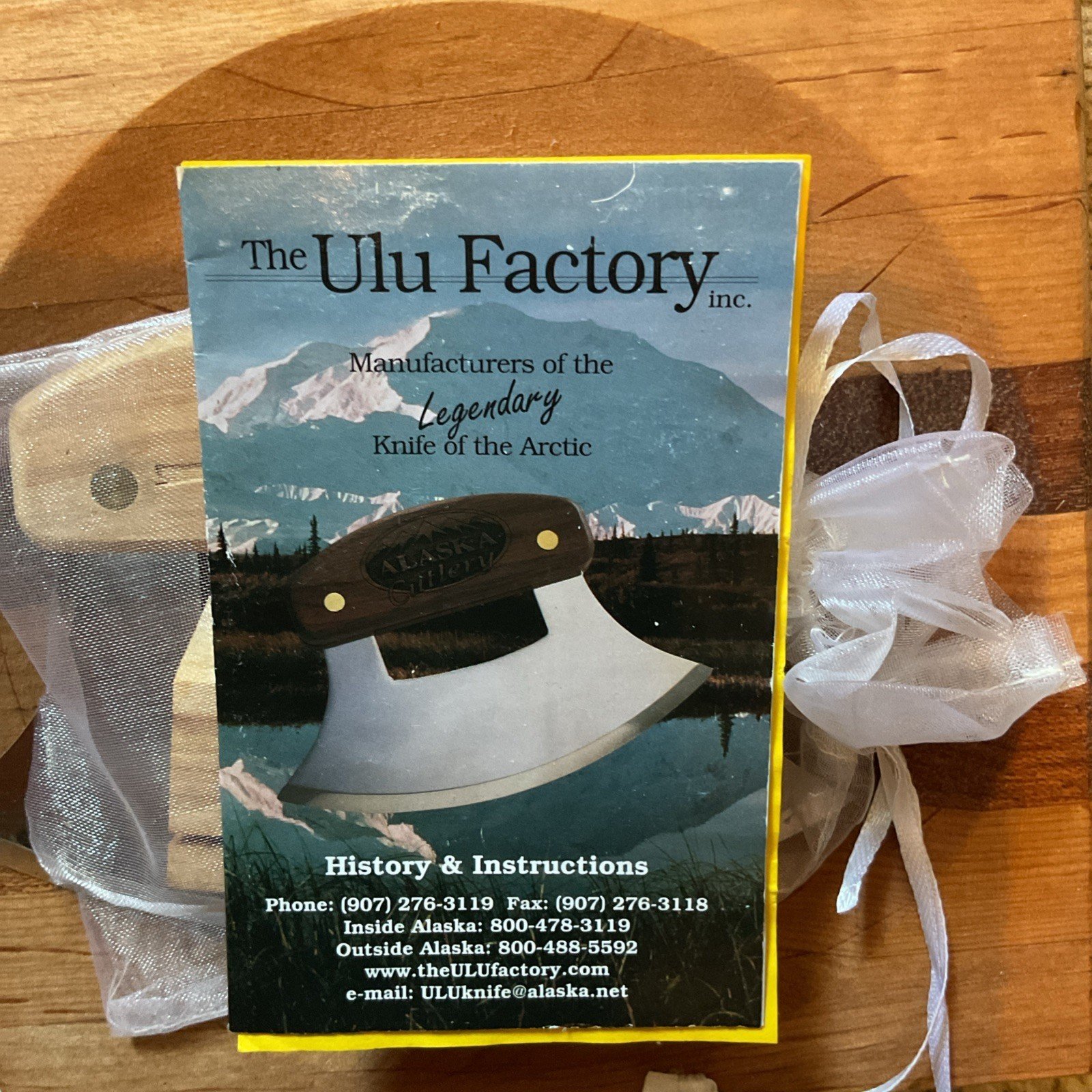 Alaska ULU Knife & Bowl Set - Perfect Kitchen Tool