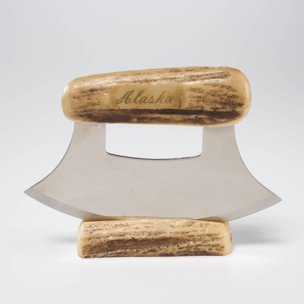 Inuit Antler Ulu: Perfect Chopper for Veggies!