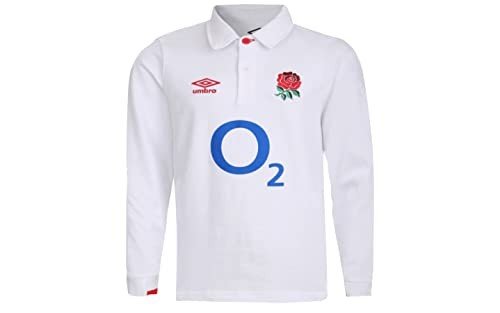 Umbro England RFU Men's Classic Rugby Jersey - White