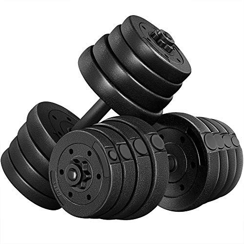 Yaheetech Adjustable Dumbbell Set for Home Workouts