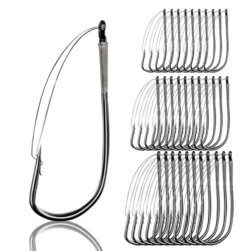 Weedless Wacky Rig Hooks – 30PC Set
