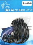 Angler's Grotto EWG Worm Hooks | 15/25 Count