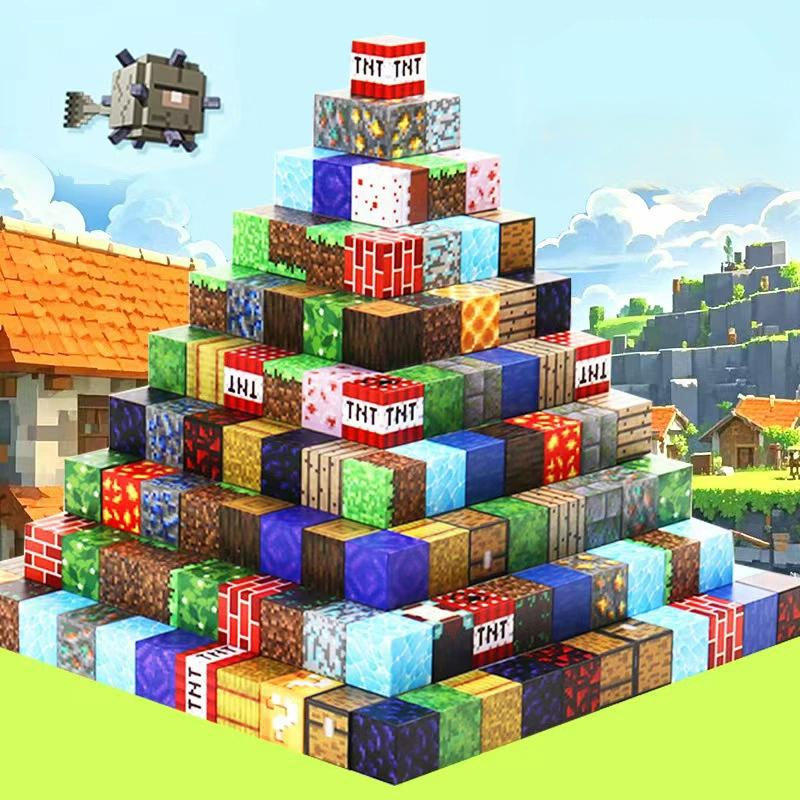Magnetic Minecraft Block Set - Fun for Kids!
