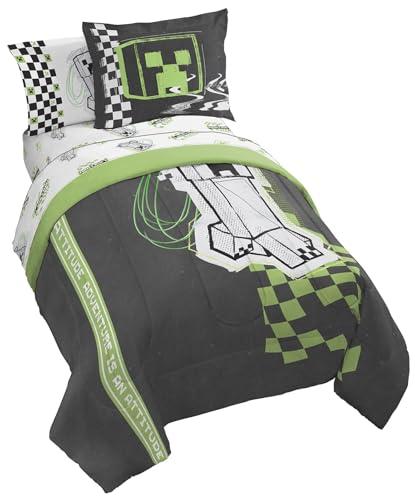 Cozy Jay Franco Minecraft Creeper Twin Bedding Set