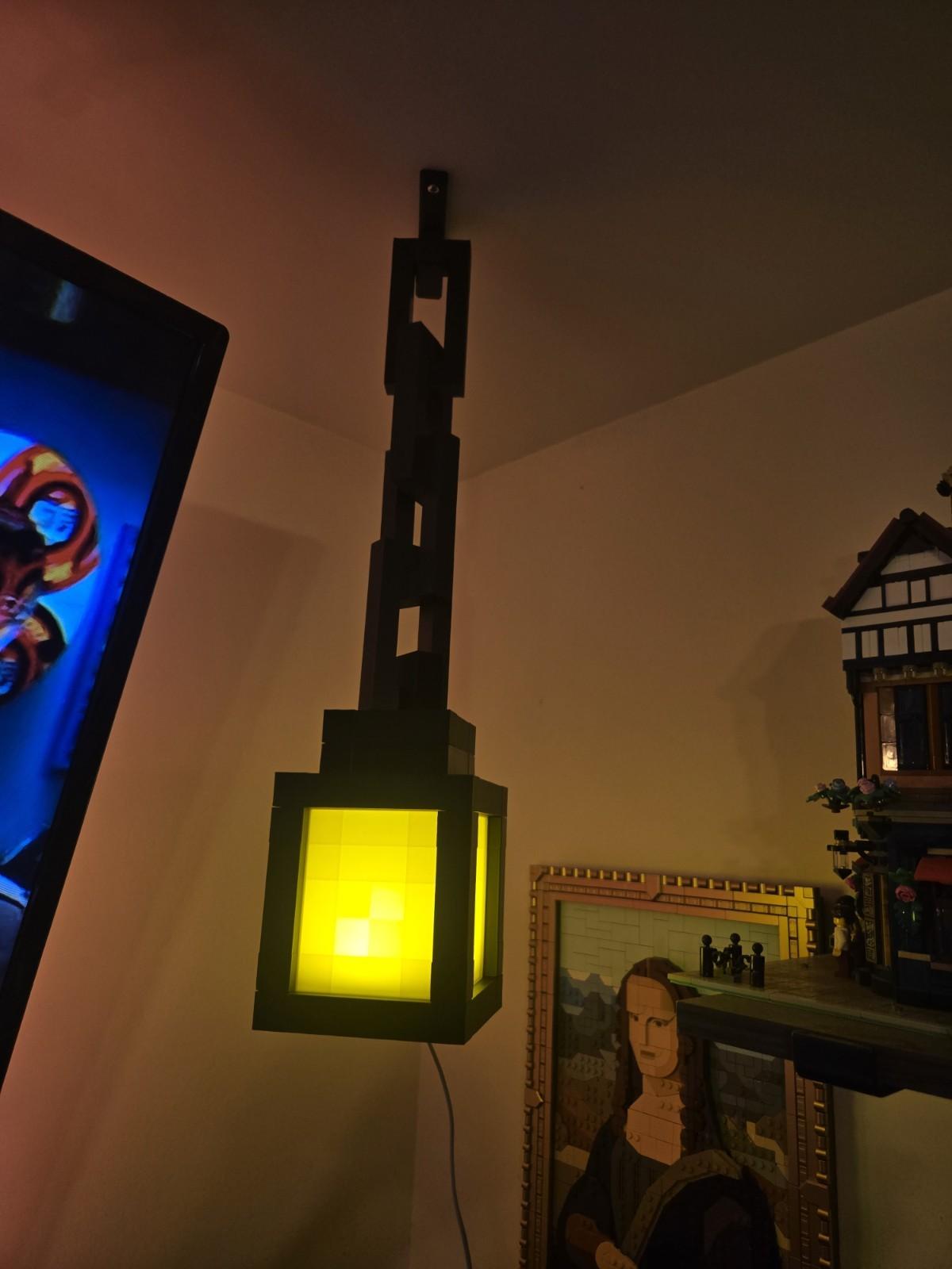 Customizable Hanging Minecraft Lantern - Choose Your Color!