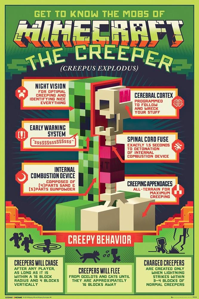 Creeper Behavior Gaming Poster - 24" x 36